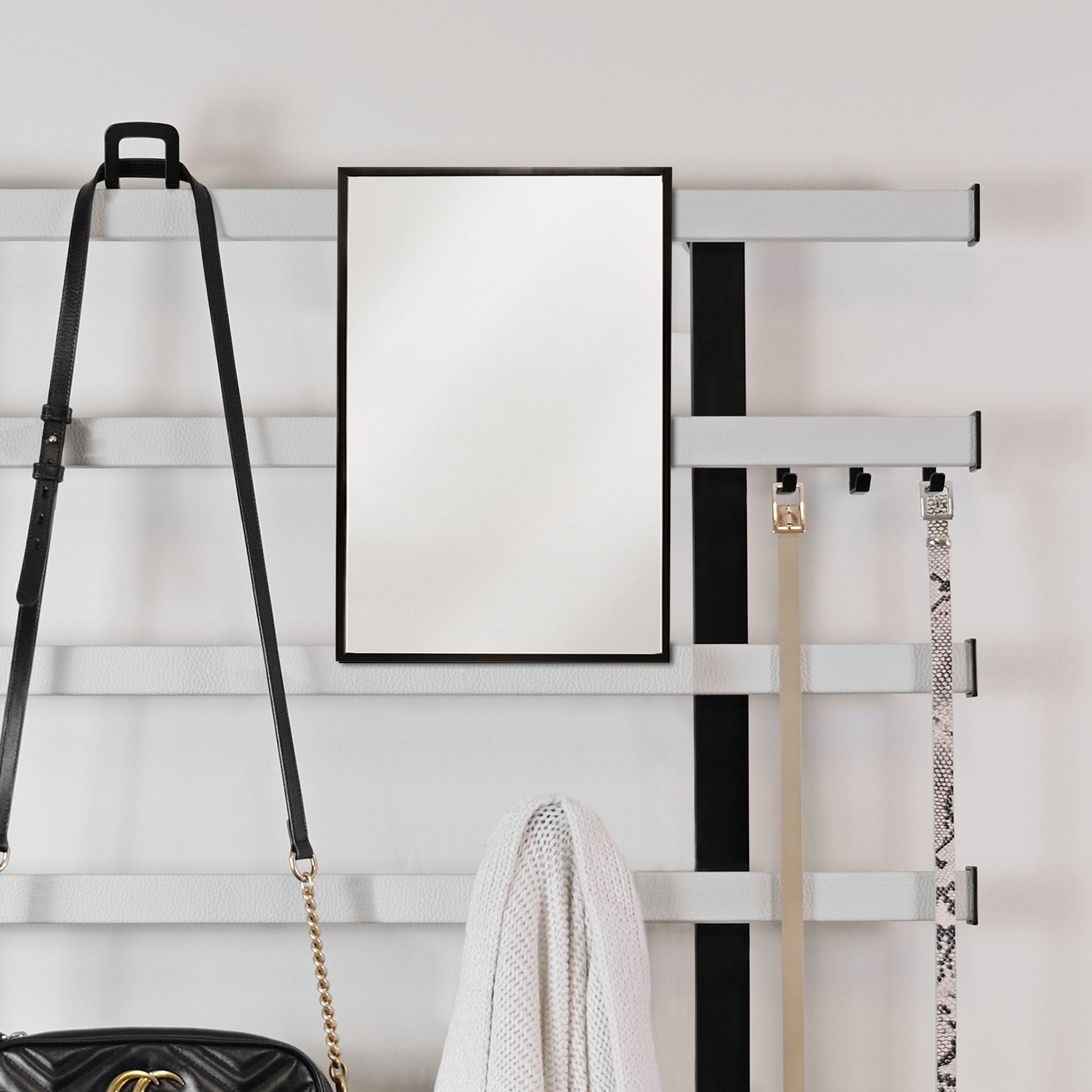 TAG Hardware Symphony Mirror - Adjustable Rail Mount, 14" x 9" – KI Home